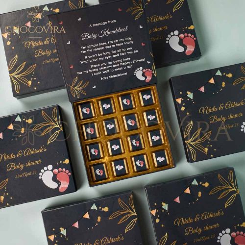 Chocolates Boxes For Baby Shower Ceremony Return Gifts